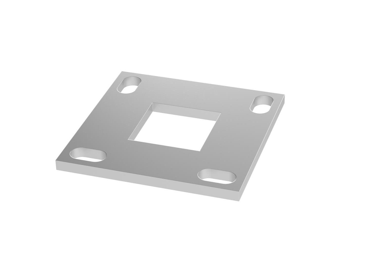 INOX Osnovna plošča 40X40 / 100x100 varilna / natur AISI304 , na ...