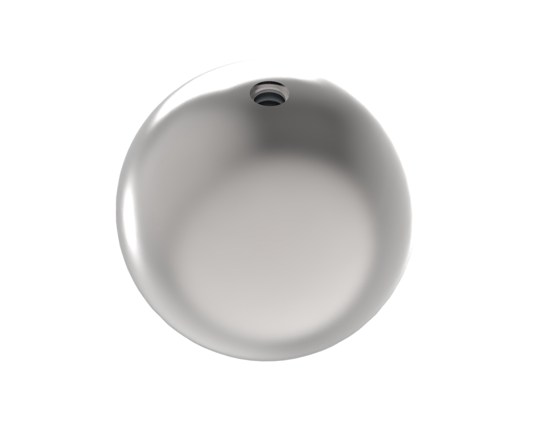 INOX okrasna krogla fi50 M8 votla satinirana AISI304 , na spletni ...